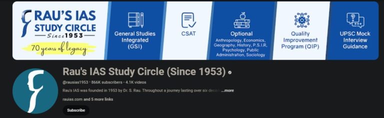 15 Best YouTube Channels for UPSC Preparation In 2025 (Aspirants)