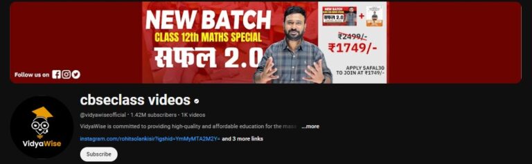 12 Best YouTube Channels for CBSE Preparation In 2025 (Class 12)