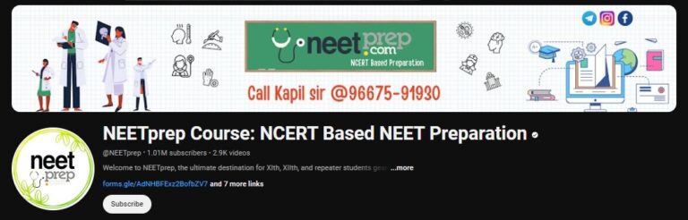 13 Best YouTube Channels for NEET Preparation In 2025 (Medical Students)